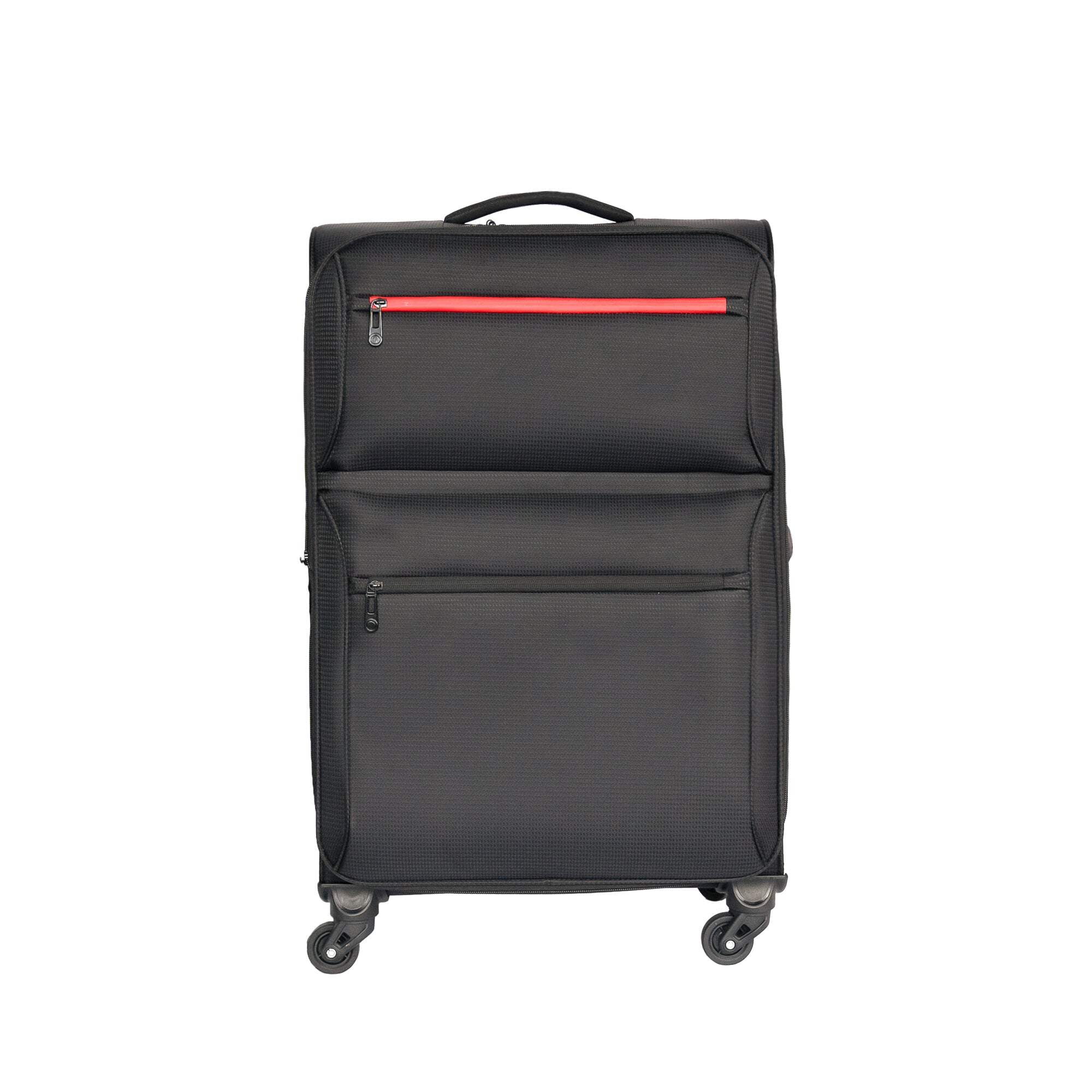 Softside Luggage Expandable 3 Piece Set Suitcase Upright Spinner ...