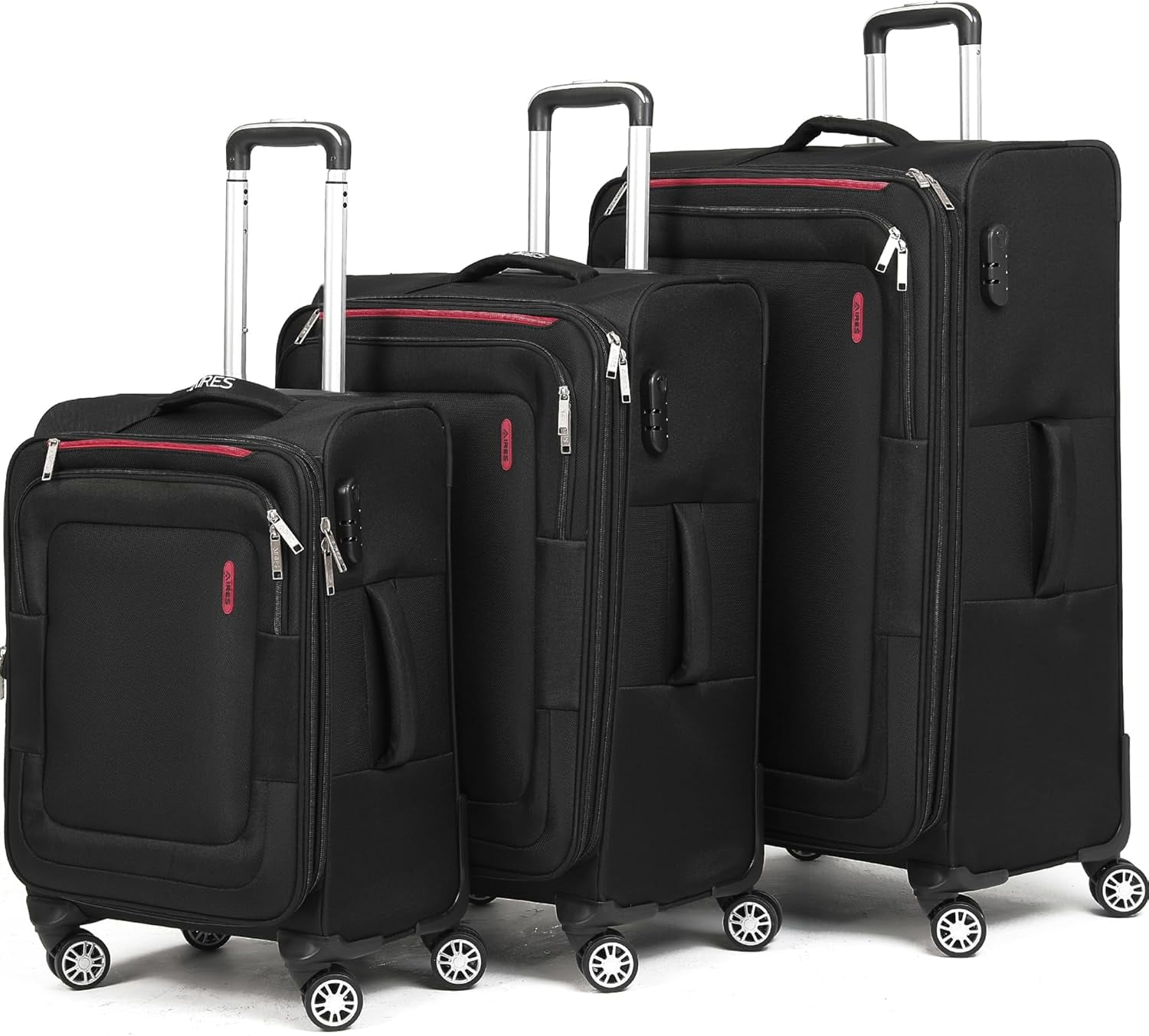 Softside Luggage Sets, Extra Large Expandable Suitcase Sets With ...