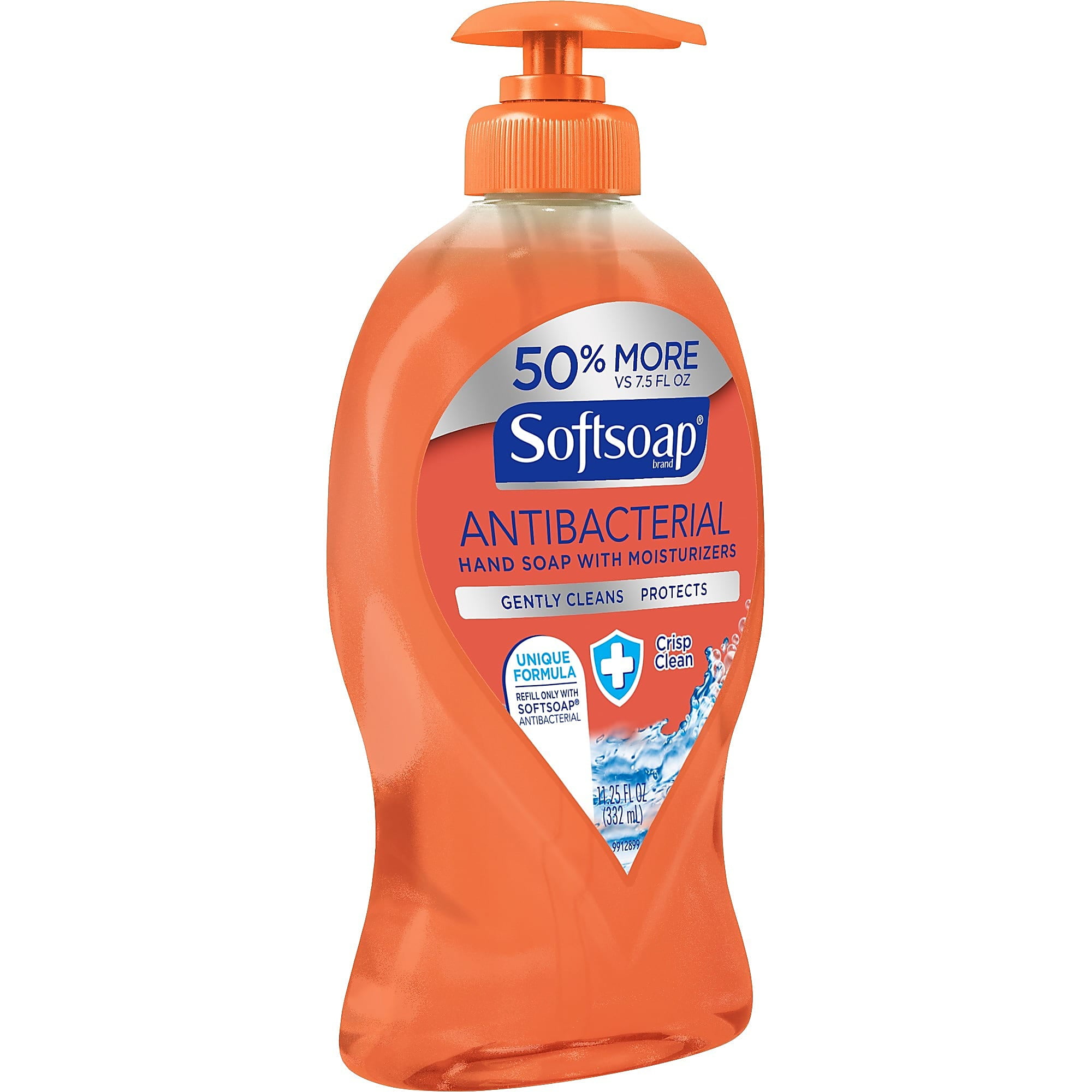 Softsoap 99.9% Antibacterial Hand Soap Moisturize Skin, Crisp Clean, 11 ...