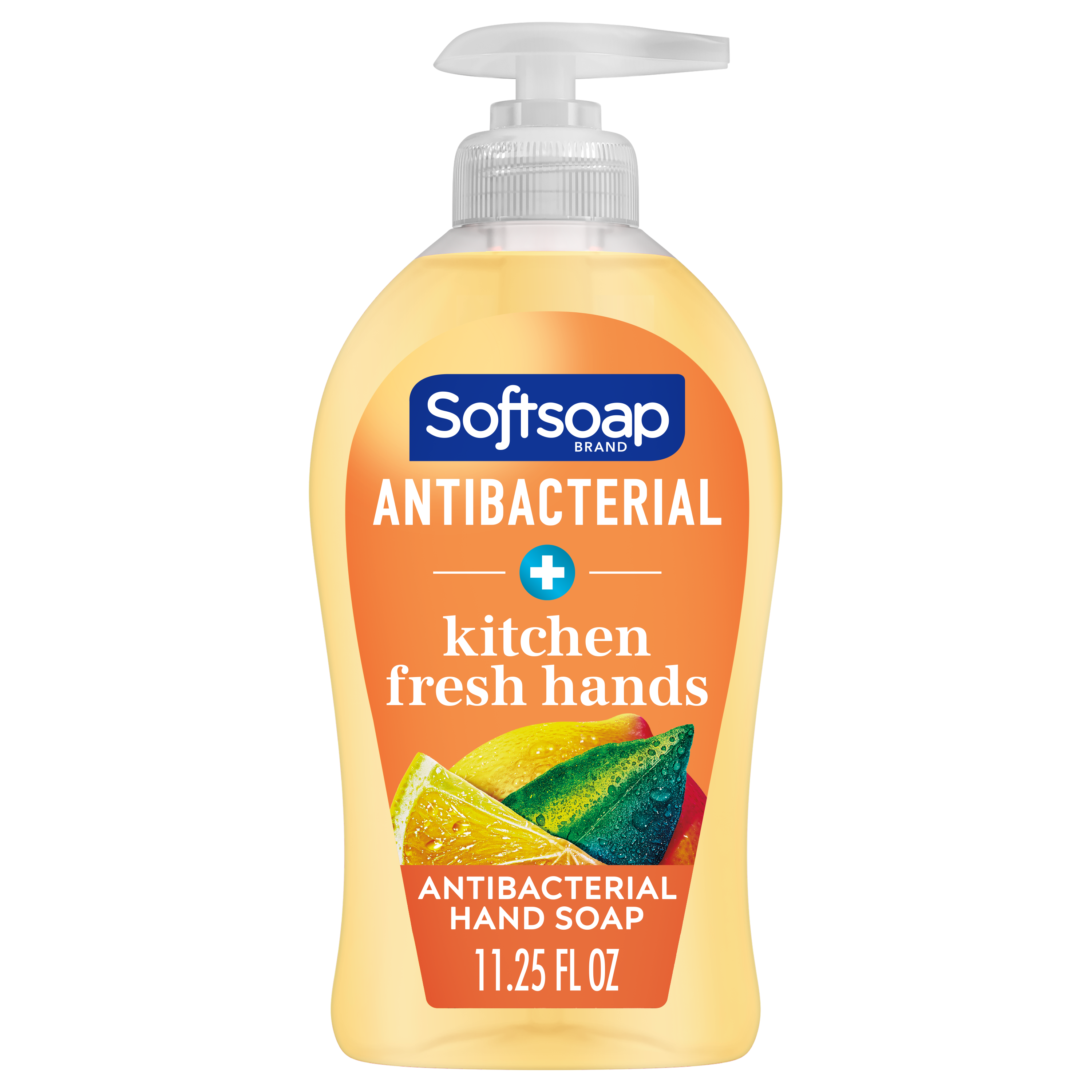Softsoap Liquid Hand Soap, Antibacterial Kitchen Fresh Hands, 11.25 Oz ...