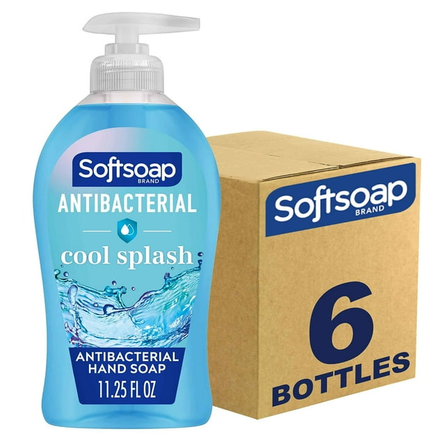 Softsoap Clean & Protect Antibacterial Liquid Hand Soap, Cool Splash ...
