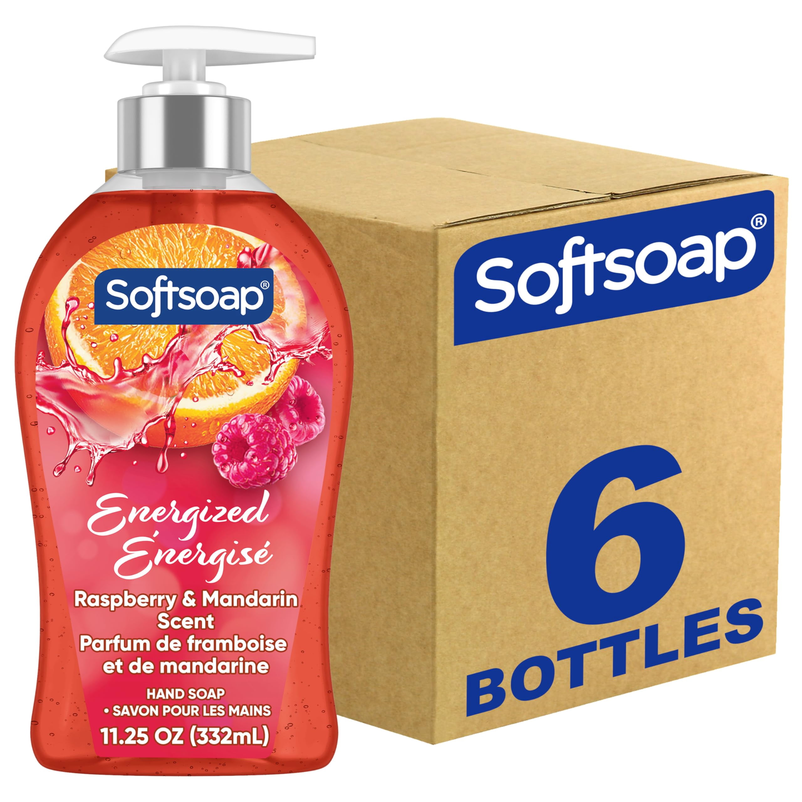 Softsoap Energized Liquid Hand DMF15 Soap, Paraben Free, pH Balanced ...