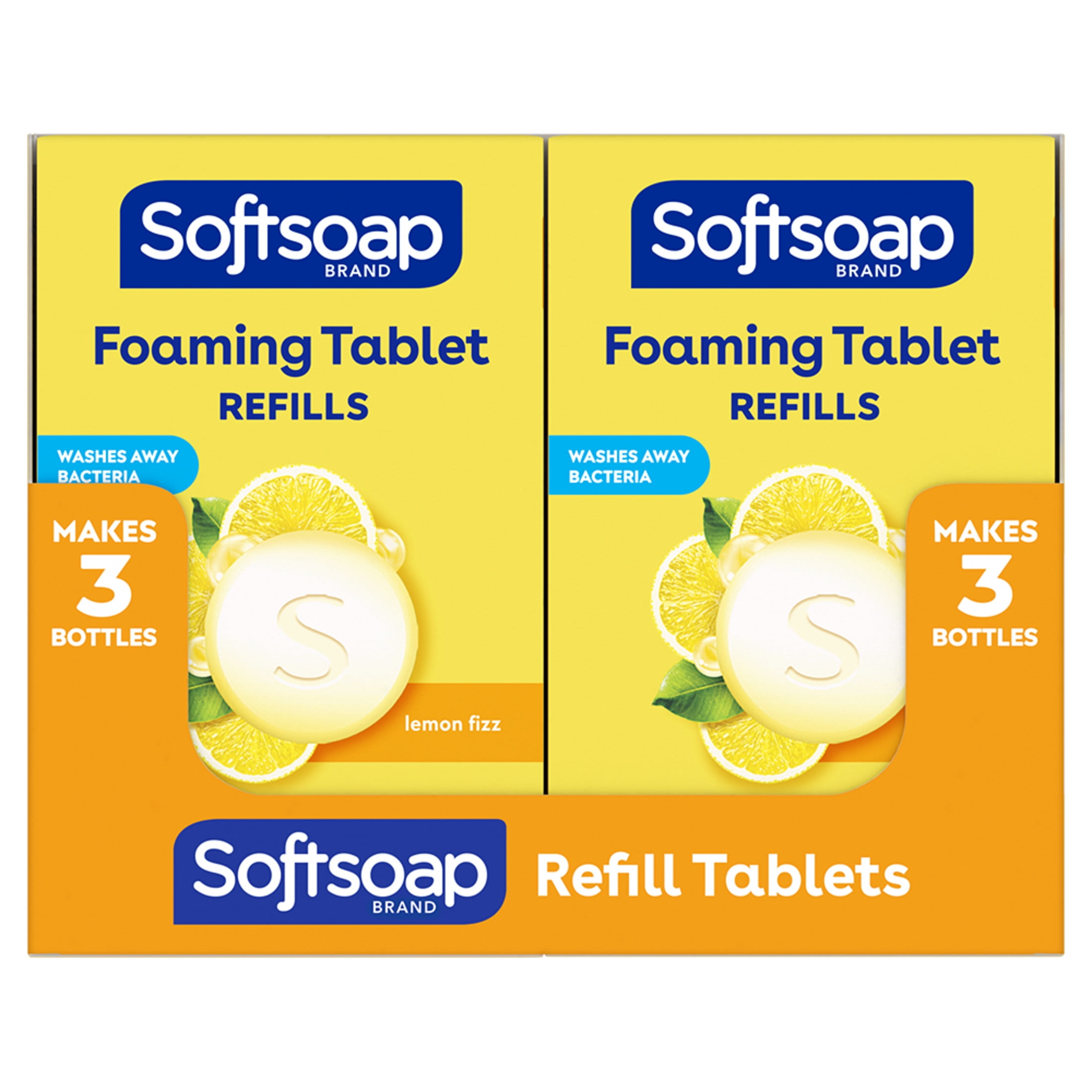 Softsoap Foaming Hand Soap Washing Refill, Lemon Fizz Tablets (3 Count ...