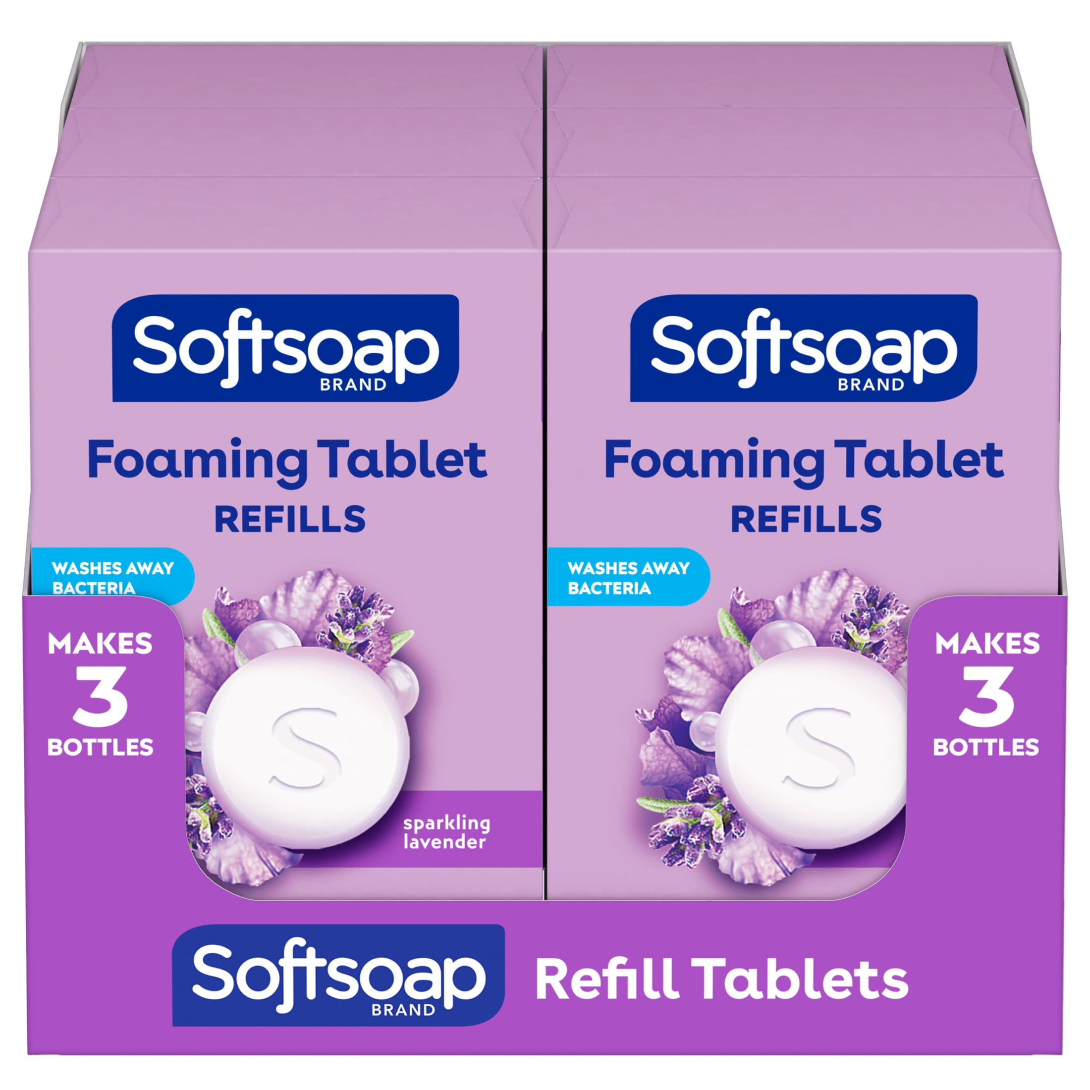 Softsoap Foaming Hand Soap Refill Tablets, Sparkling Lavender Scent ...