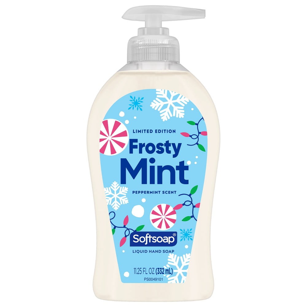 Softsoap Holiday Hand Soap - Frosty Mint - 11.25oz - Walmart.com