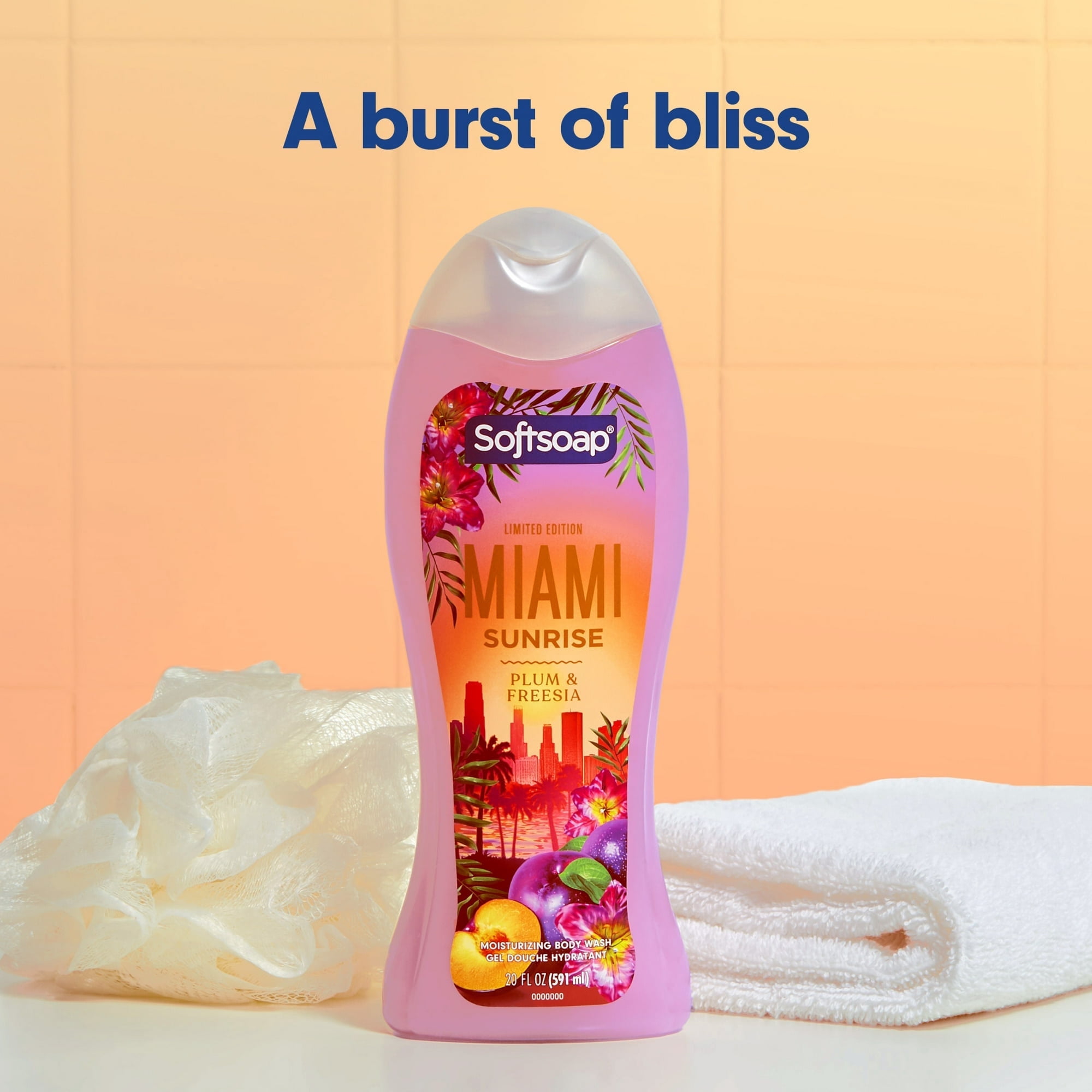Softsoap Limited Edition Miami Sunrise Moisturizing Body Wash ...