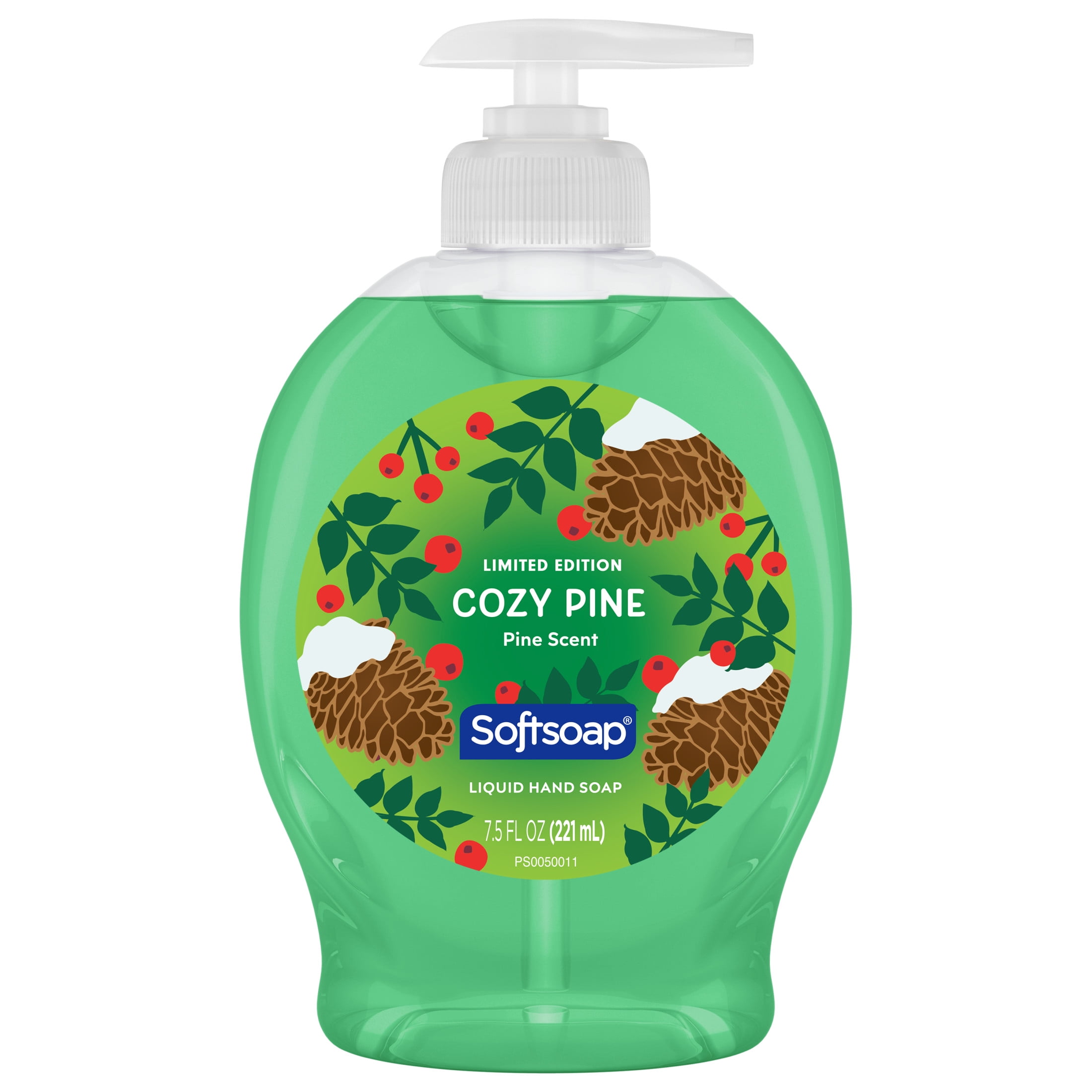 Softsoap Limited Edition Pine Liquid Hand Soap, 7.5 oz, Holiday Scent ...