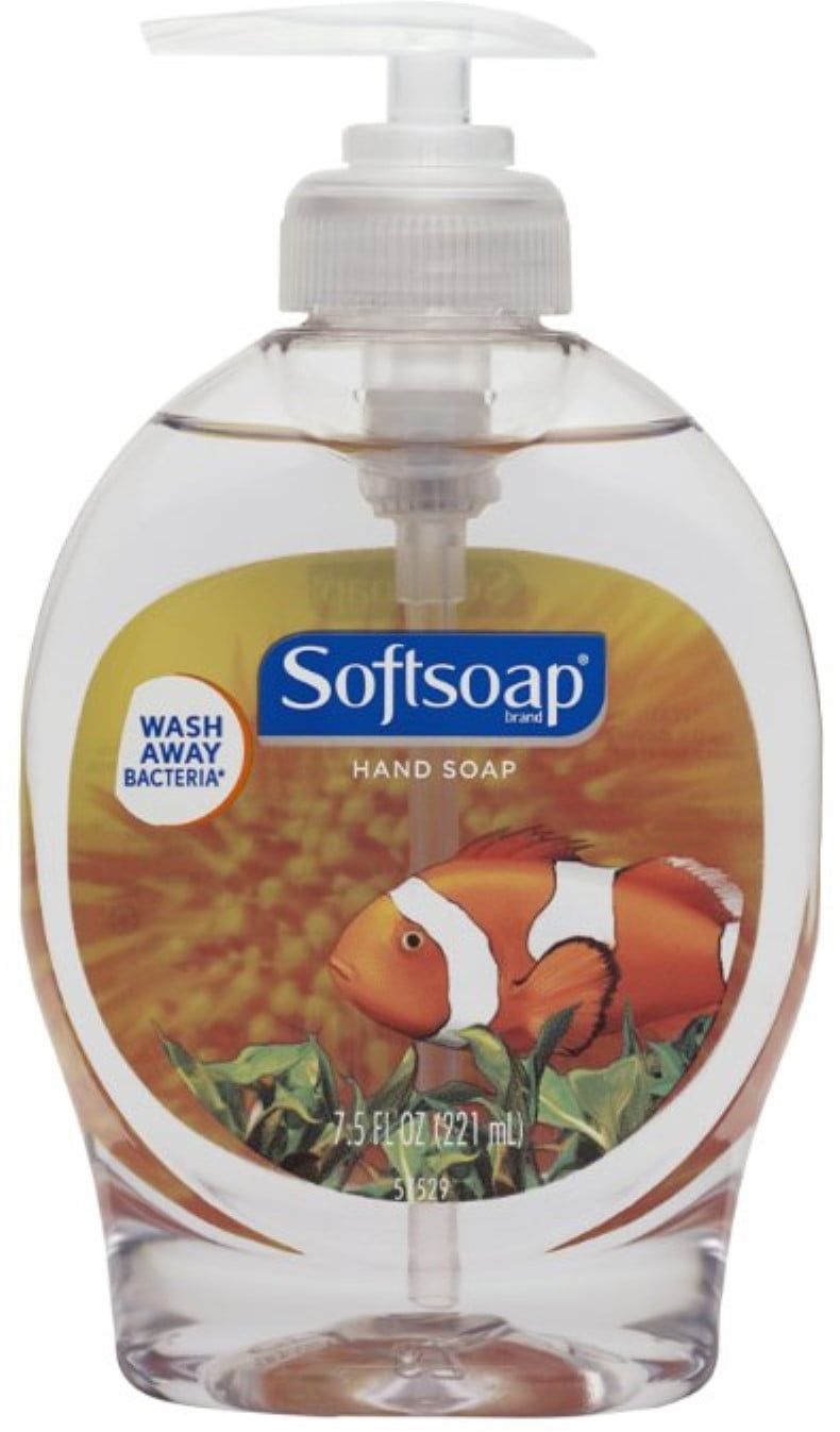 Softsoap Liquid Hand Soap, Aquarium Series 7.50 oz (Pack of 4 ...