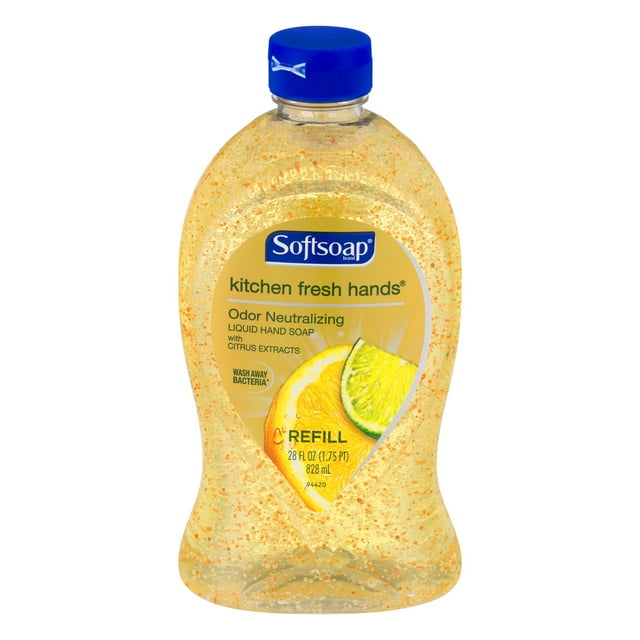 Hand Soap, Kitchen Fresh Hands, Citrus Scent, 28 oz Bottle 26987 ...