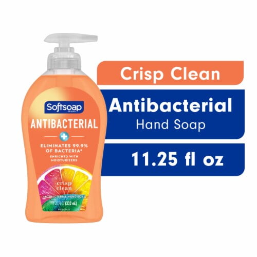 Softsoap Liquid Hand Soap Pump Antibacterial Crisp Clean Scent 11.25 fl ...