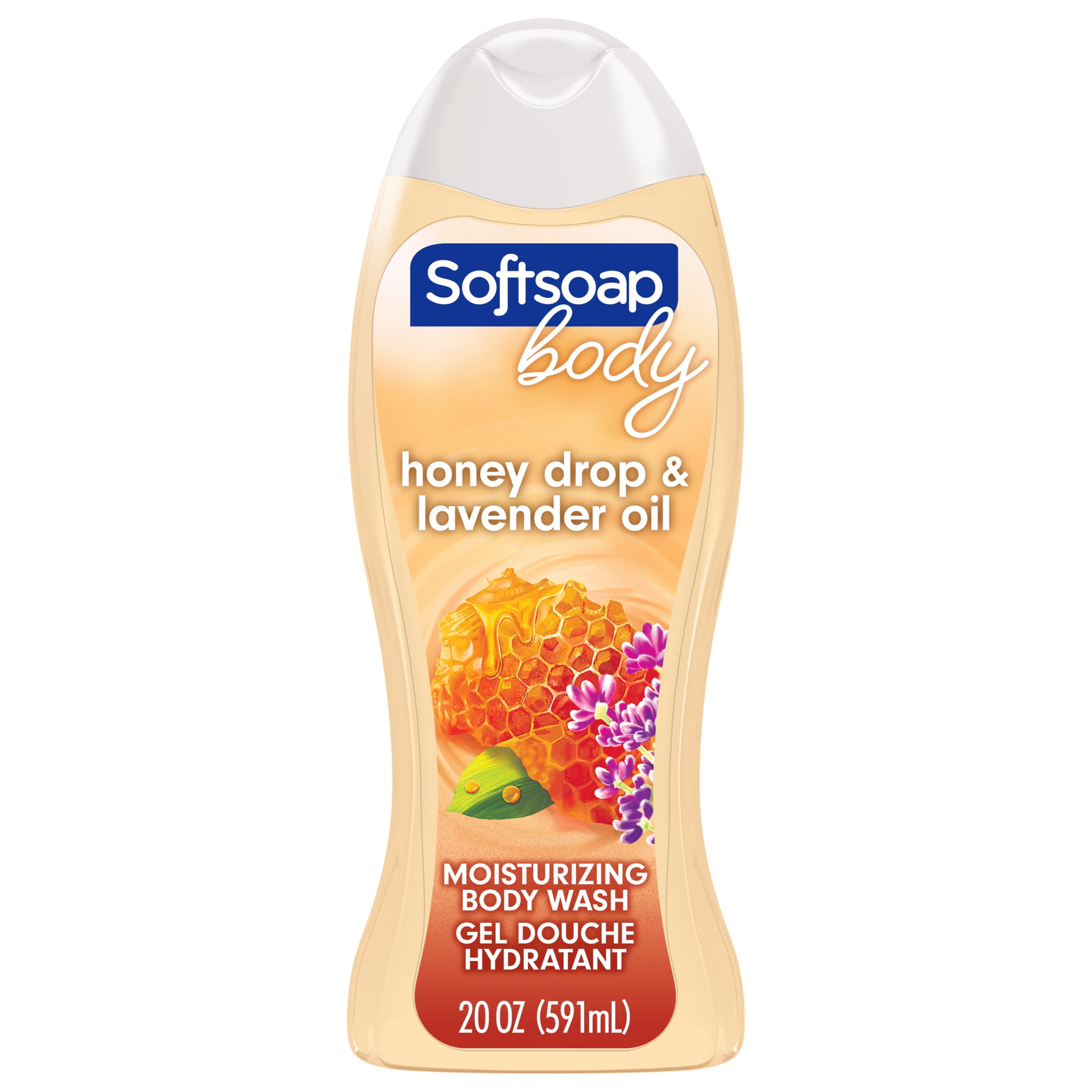 Softsoap Moisturizing Body Wash, Lavender & Honey Crème - 20 Fluid ...