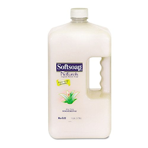 Softsoap Moisturizing Hand Soap w/Aloe, Liquid, 1 gal Refill Bottle (3 ...