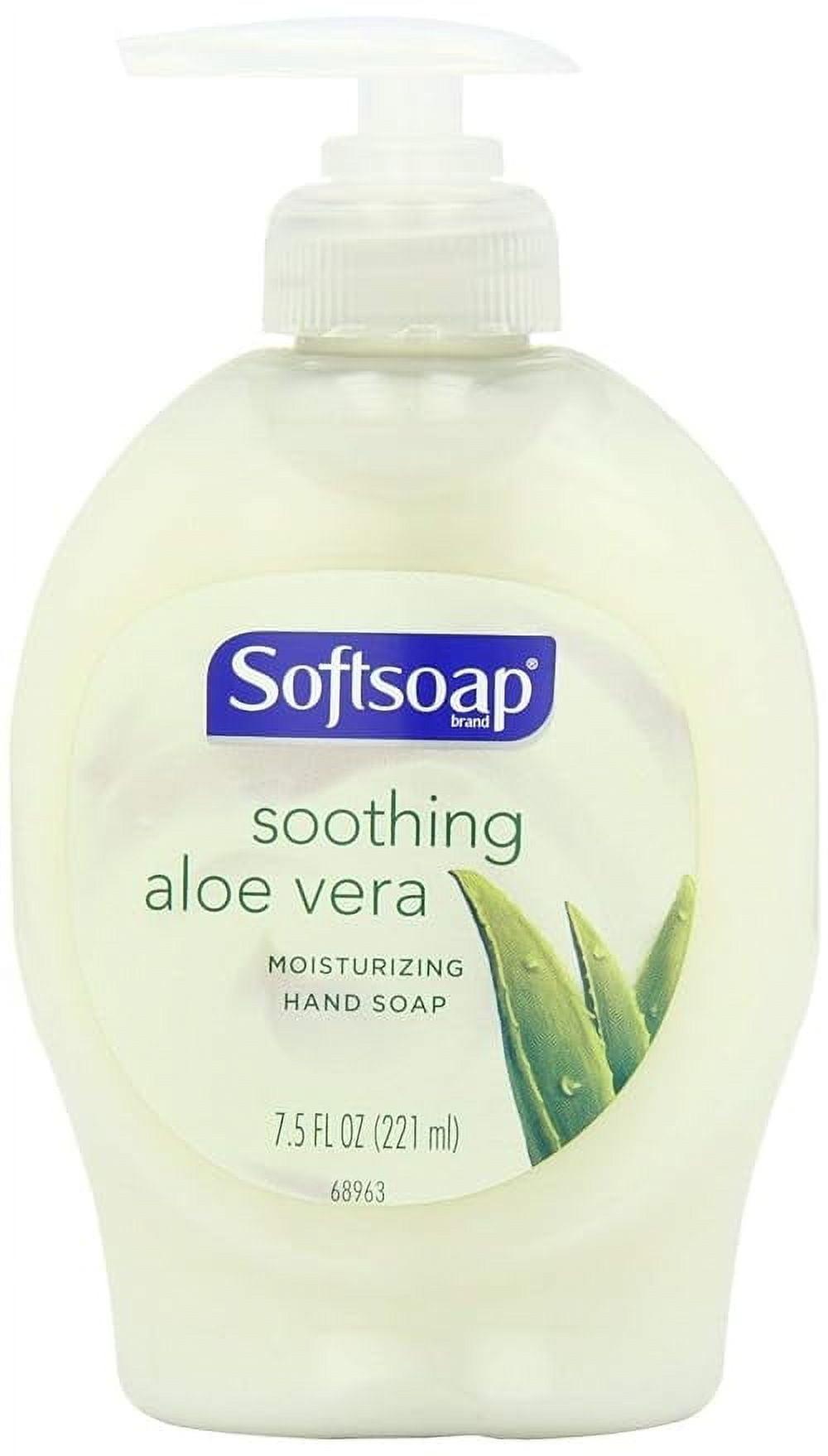 Softsoap Moisturizing Liquid Hand Soap, Soothing Aloe Vera 7.5 Oz By ...