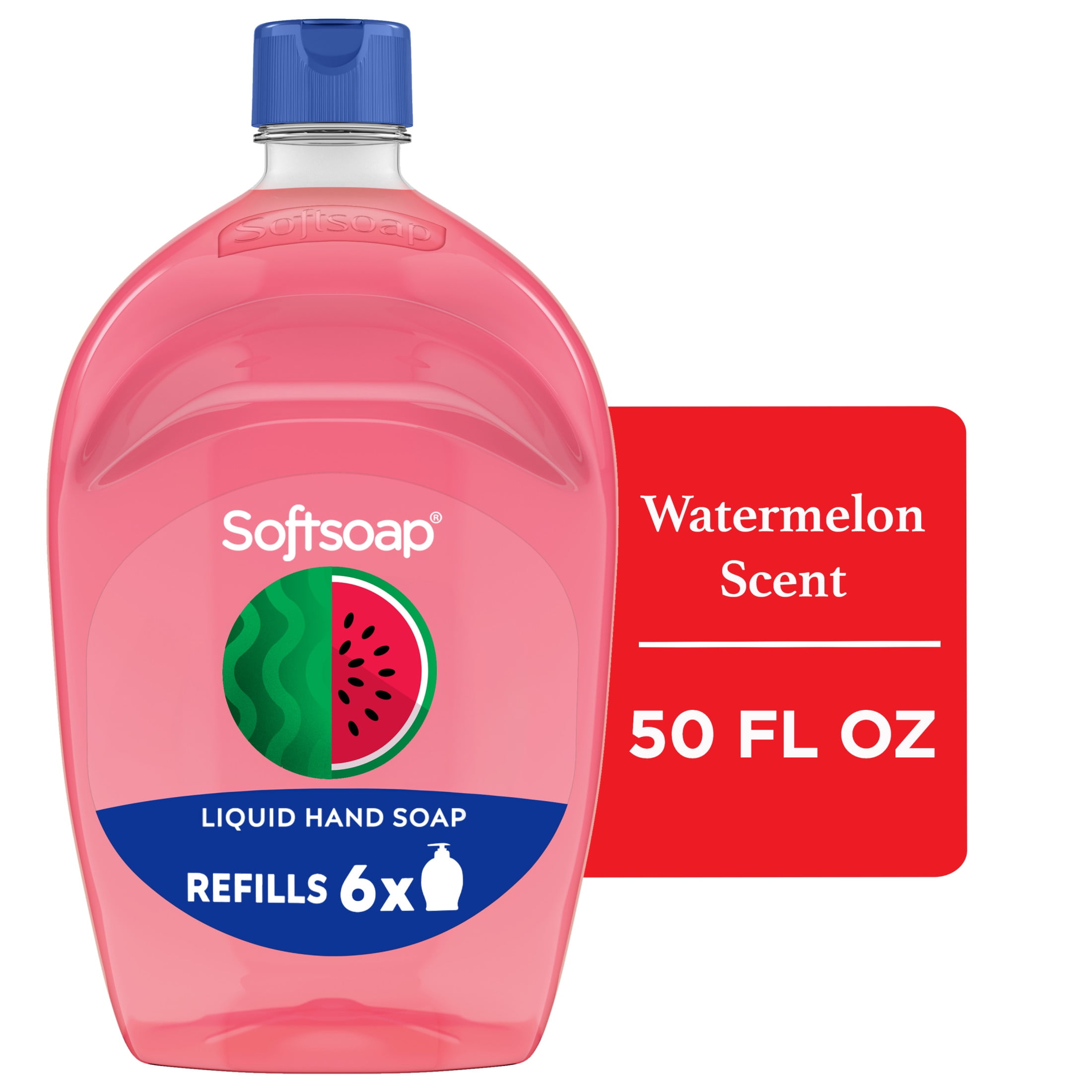 Softsoap Limited Edition Liquid Hand Soap, Watermelon Scent, 50 fl oz ...