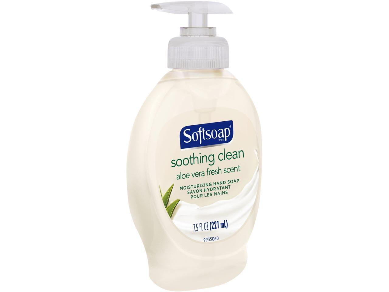 Softsoap Soothing Aloe Vera Hand Soap, Liquid Pump, 7.5 fl oz - 6 ...