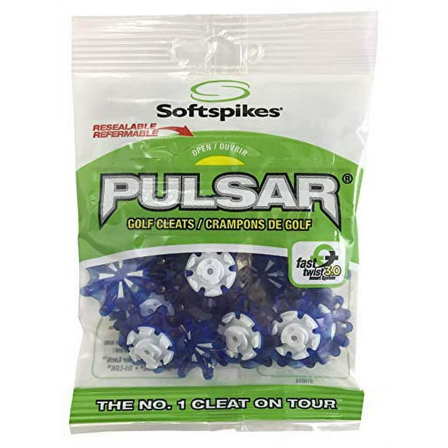 Softspikes Pulsar Fast Twist 3.0 Golf Cleat Blue, 18 Count - Walmart.com