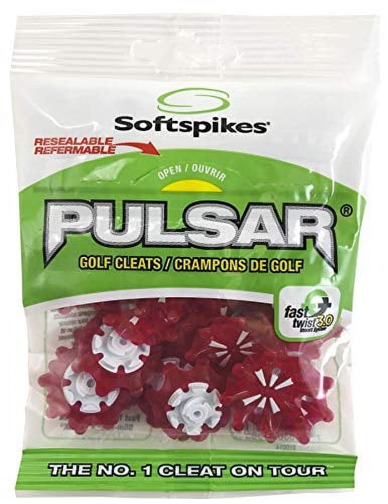 Softspikes Pulsar Golf Cleats Fast Twist 30 Cherry - Walmart.com