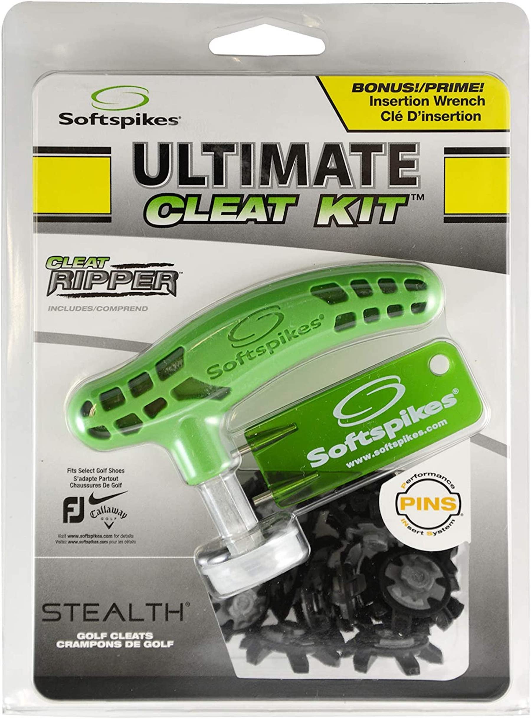 Softspikes Stealth PINS Ultimate Golf Cleat Kit – 20 Count Replacement ...