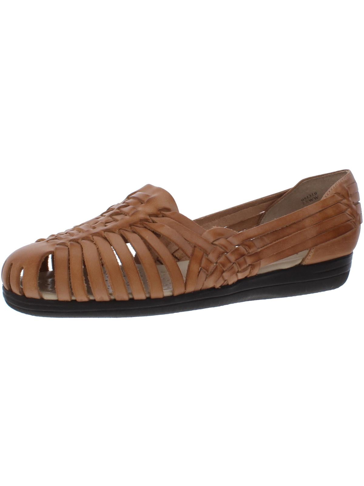 Softspots Womens Trinidad Leather Woven Huarache - Walmart.com