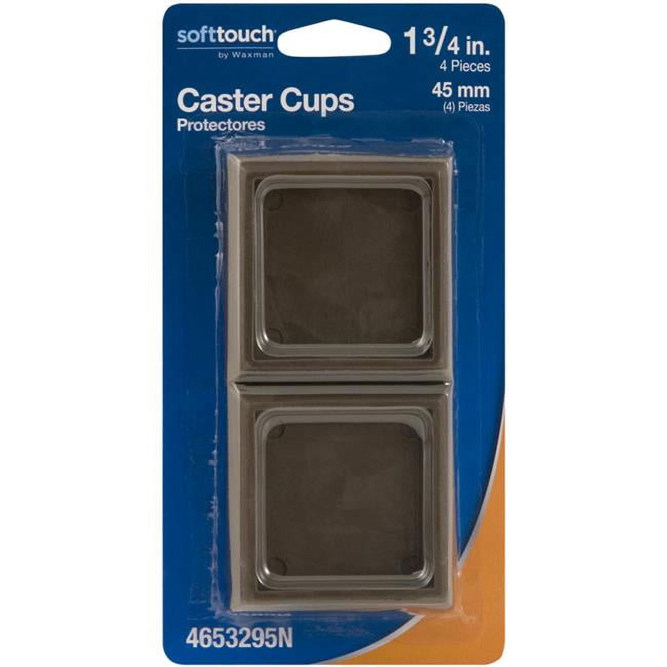 Waxman Consumer Group 4653295N 1-3/4" Brown Square Caster Cups 4 Count ...