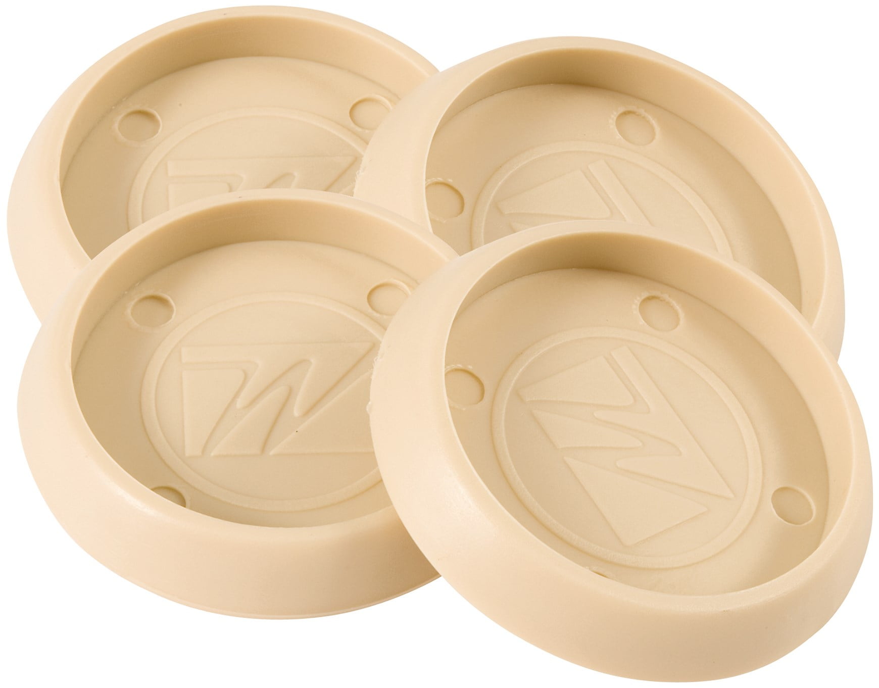 Waxman Consumer Group 4652895n 1-3/4" Almond Round Caster Cups 4 Count ...