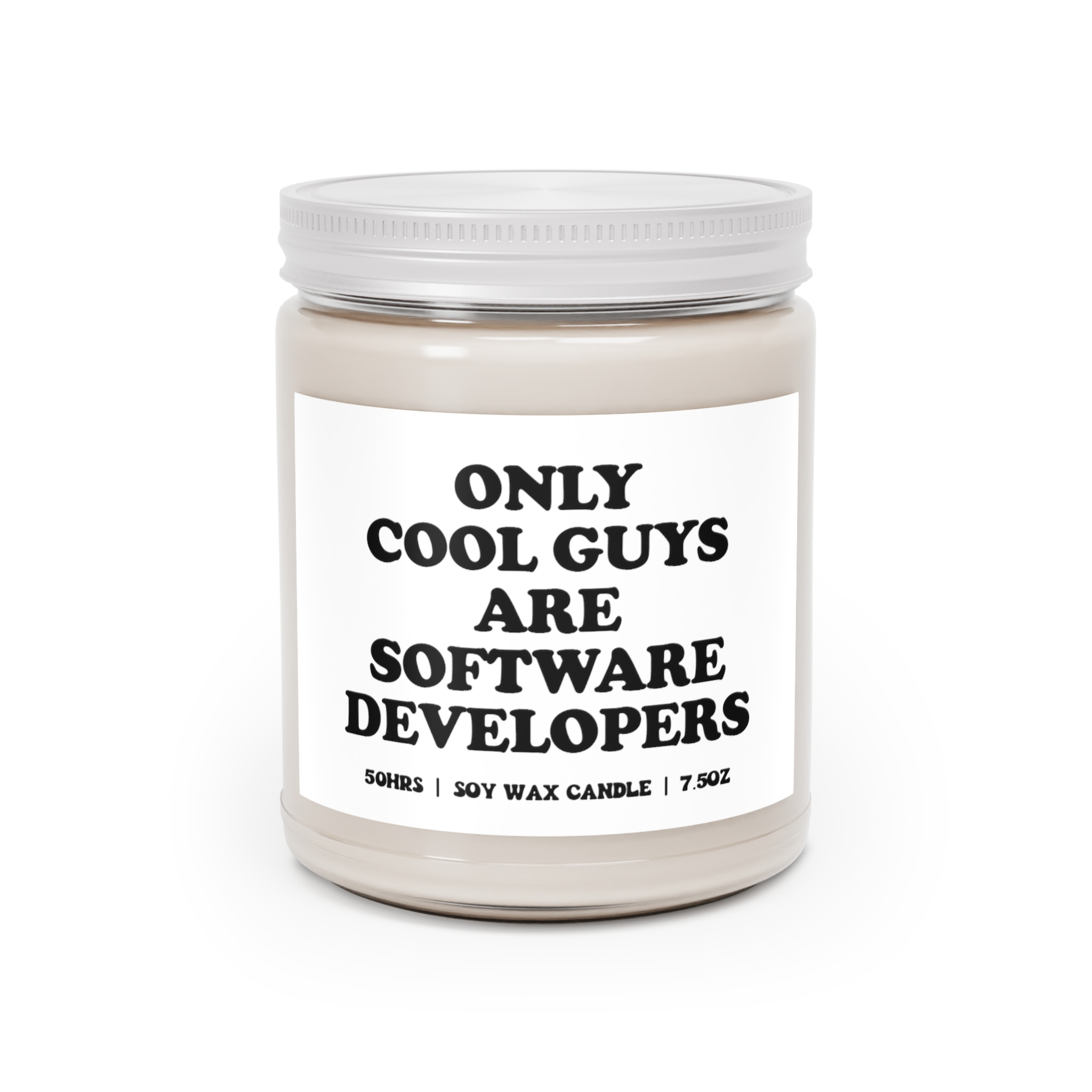 Software Developer Candle Gifts Home Office Decor Scented Vanilla Soy ...