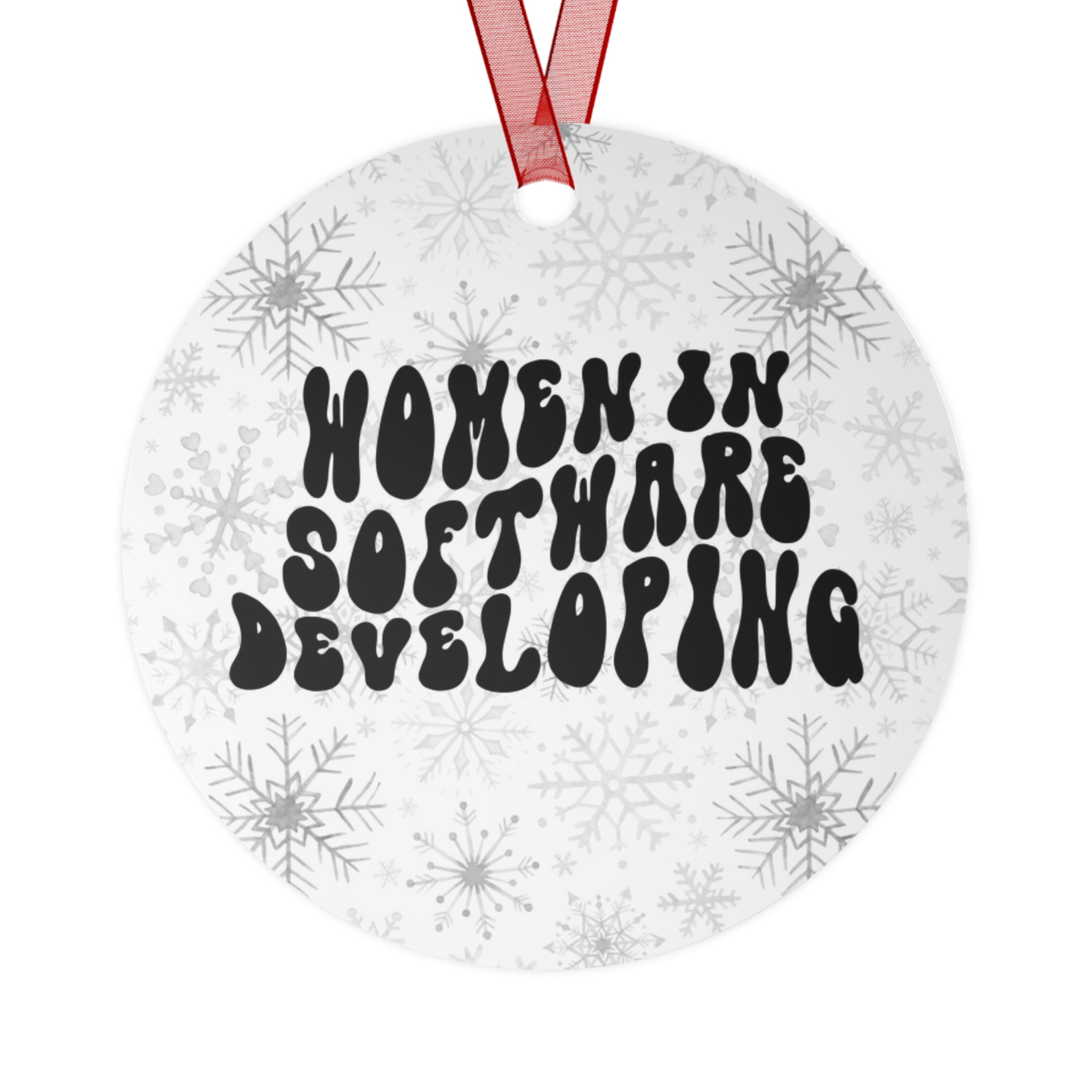Software Developer Women in Grad Gifts Ornament Quote Christmas Home ...
