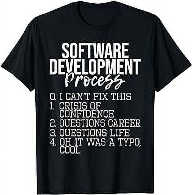 Software Development Process Coding Programmer Coder T Shirt