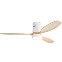 Sofucor 52" Ceiling Fan with Light, Remote, Dimmable LED, Indoor ...