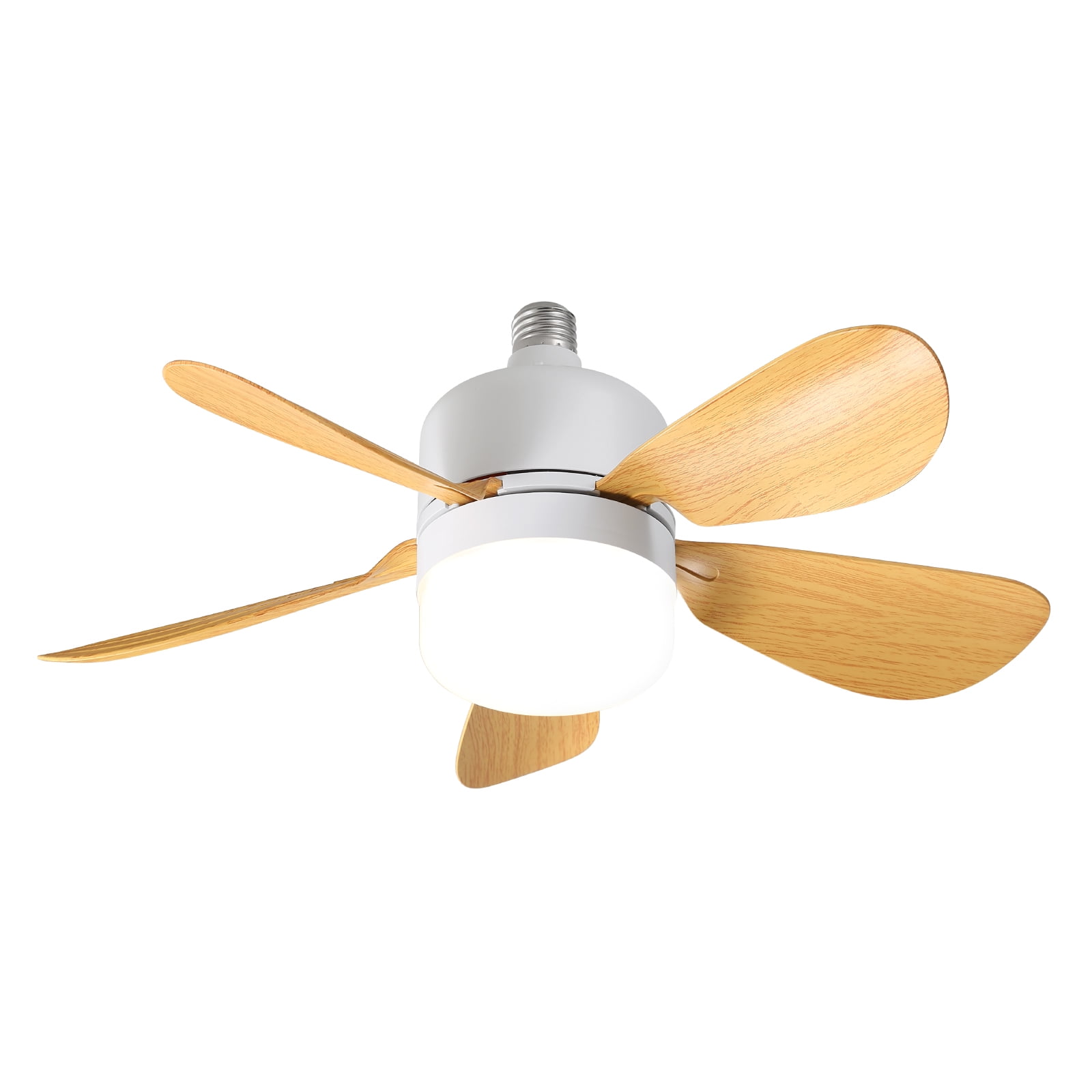 Sofucor Socket Fan Light, 16” Screw Ceiling Fans with Lights, E26 Base ...