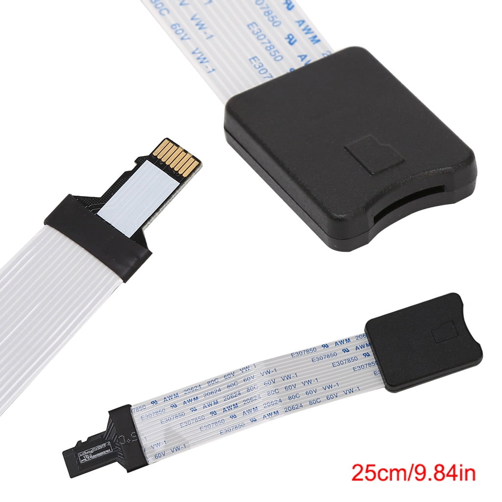 Sofullue 25cm TF To MicroSD Extension Adapter Cable Flexible Memory ...