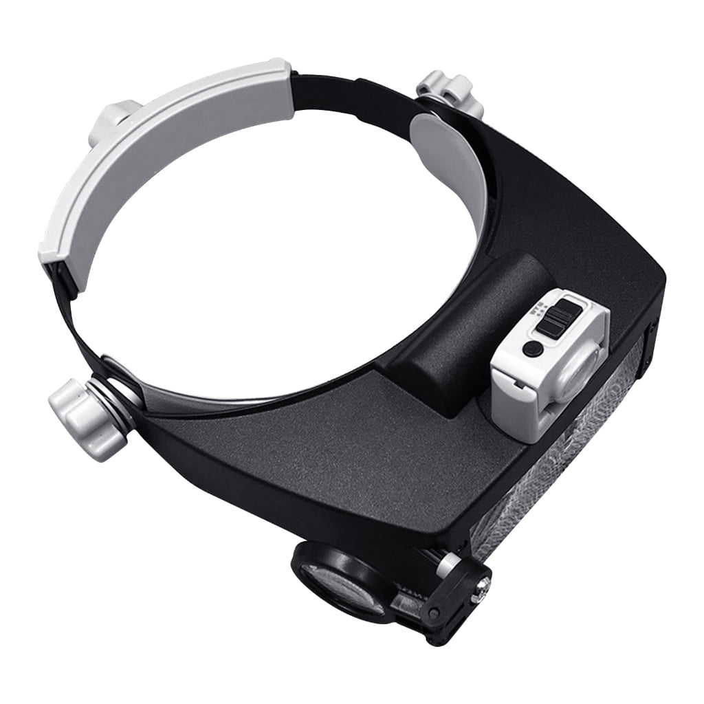 Sofullue 5 LED Headband Headset Head Lamp Light Jeweler Magnifier ...