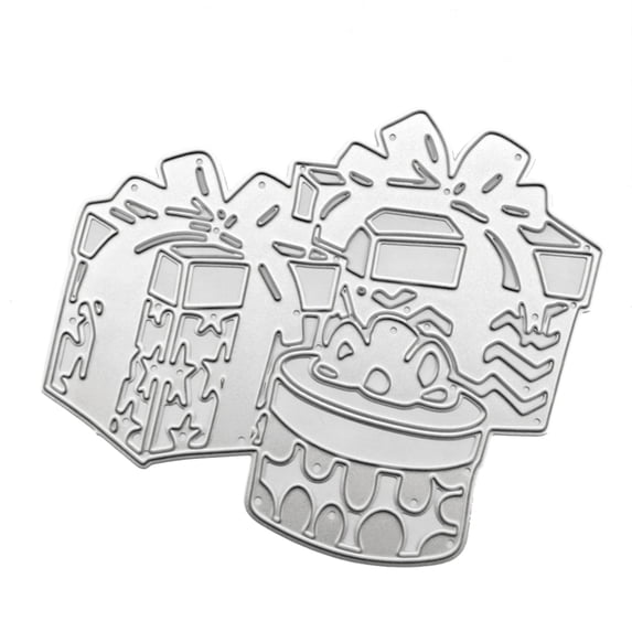 Sofullue Gift Box Metal Cutting Dies For Diy Dies Scrapbooking Embossed ...