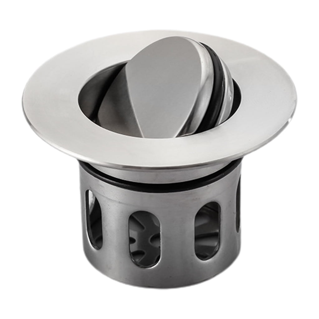 Sofullue Push-Type Anti Clogging Sink Drain Plug with 1 Basket Drain ...