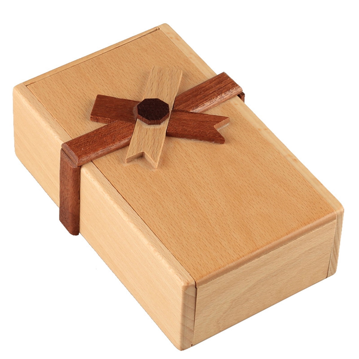 Sofullue Wooden Puzzle Box, Secret Compartments Money Holder, Brain ...