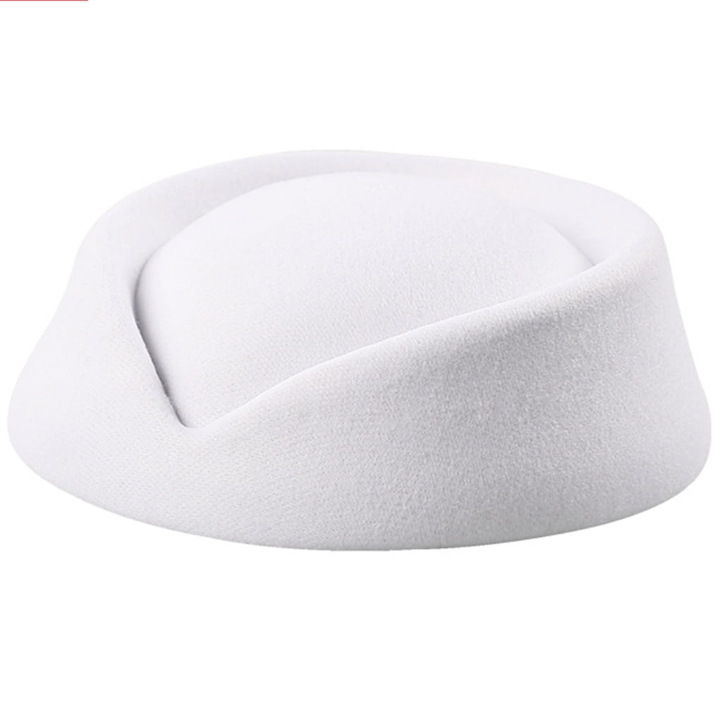 Sofullue Stewardess Pillbox Hat Teardrop Fascinator Base Multi-color ...