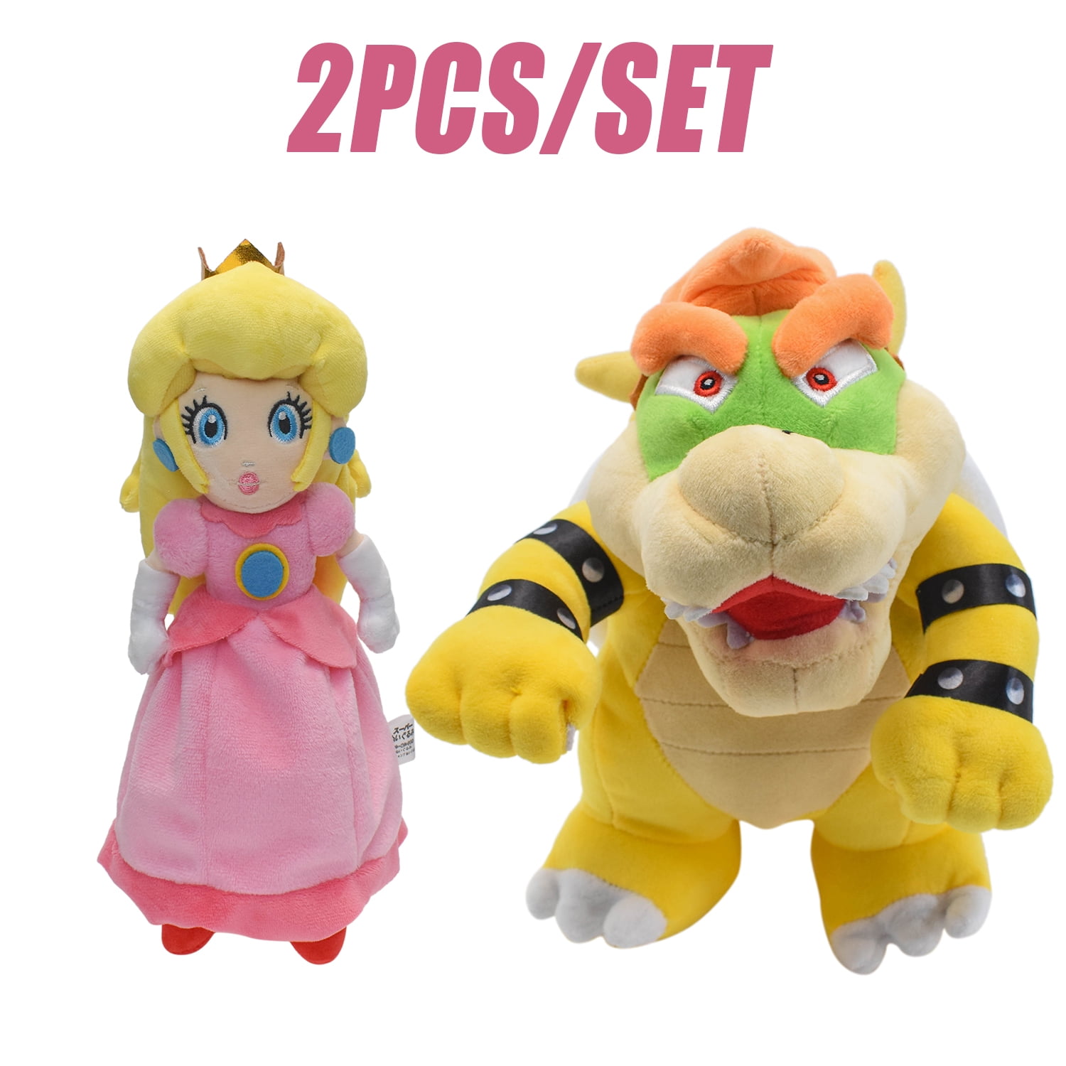 Sofunic King Bowser Princess Peach Plush Toy Set Liberia Ubuy