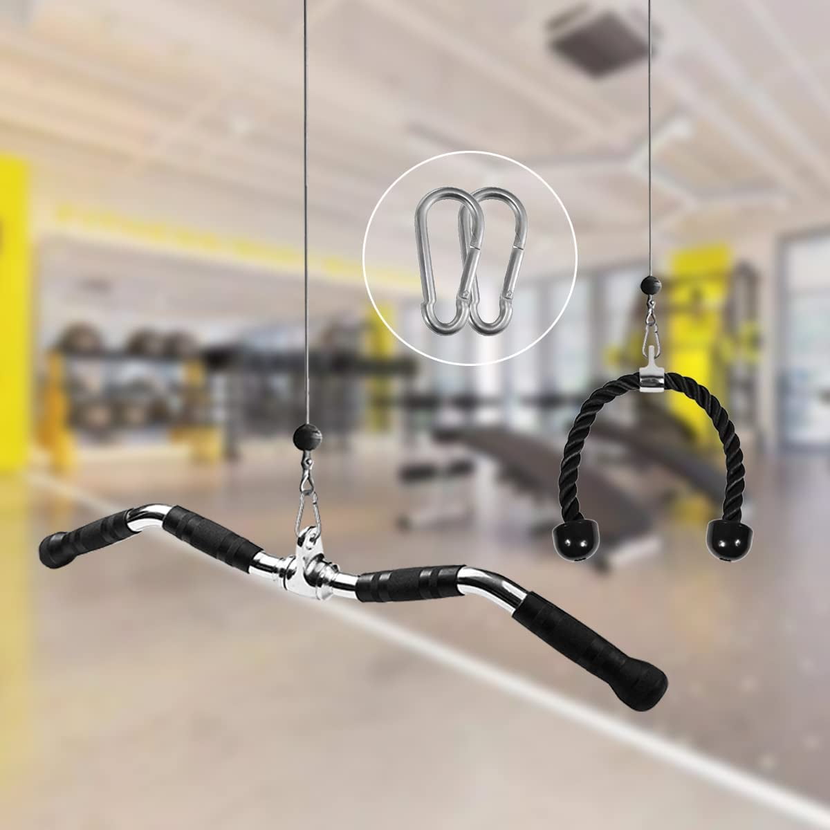 Sogawave LAT Pull Down Bar/Tricep Press Down Bar/Curl Pull Down Bar ...