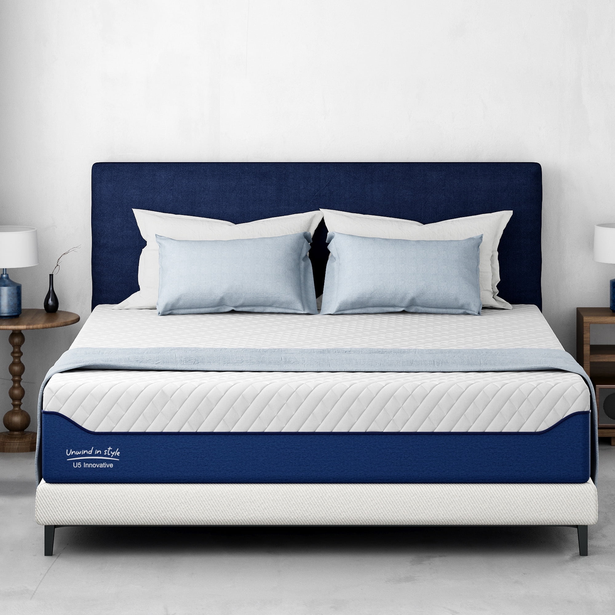 Soges 14 inch Memory Foam Mattress King Size Mattress Green Tea Gel ...