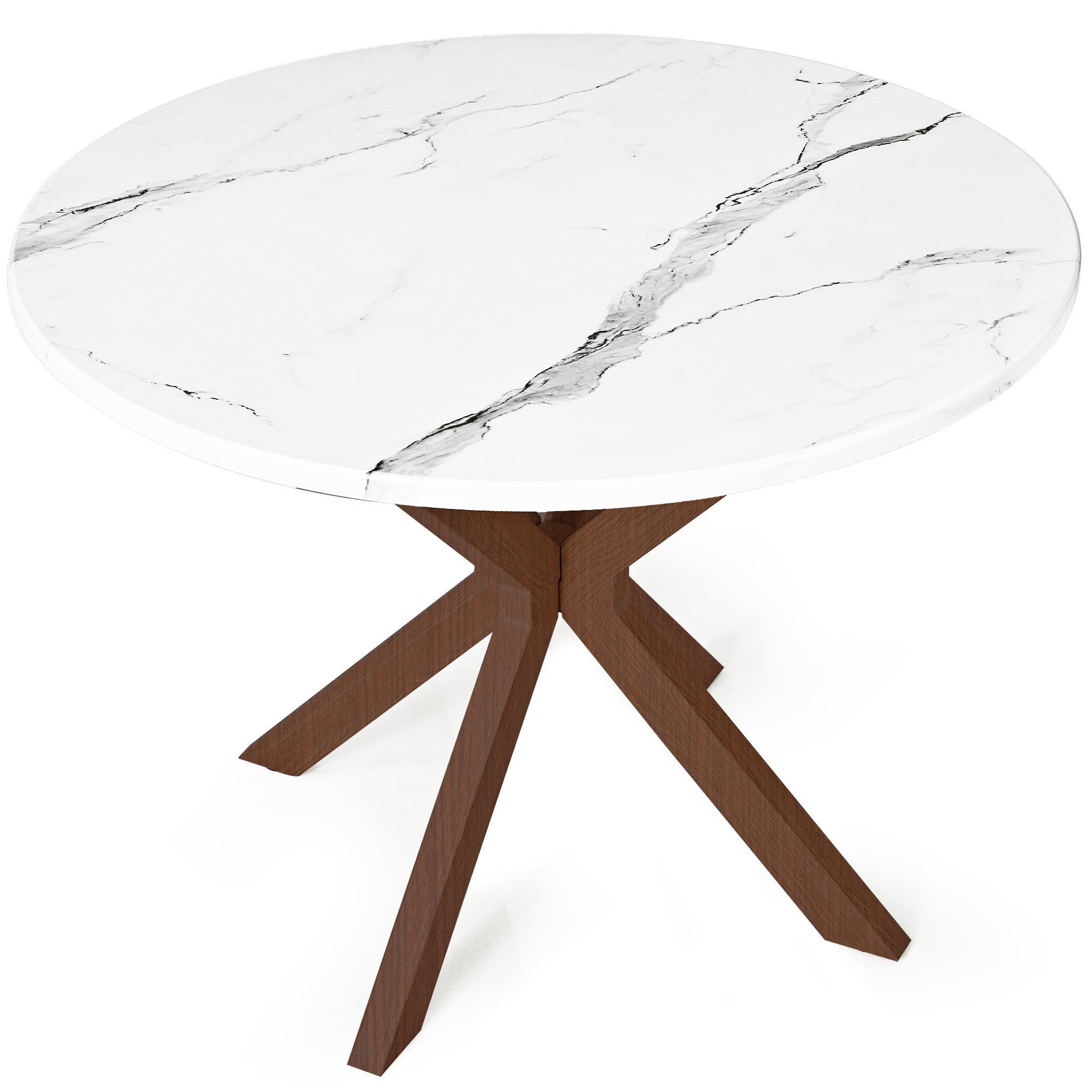 Winsome Wood Orlando High Table with Shelves, Walnut Finish - Walmart.com