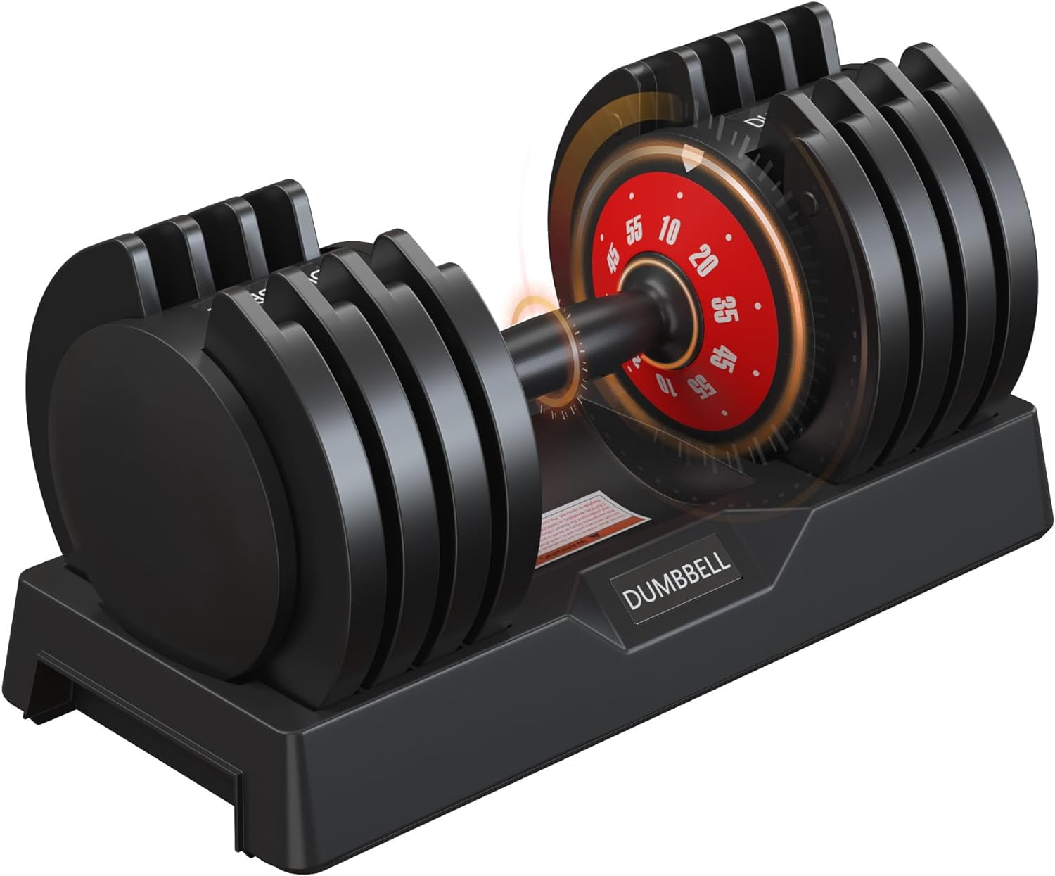 Soges Anti-Slip Adjustable Dumbbell, Black, 58 lb - Walmart.com