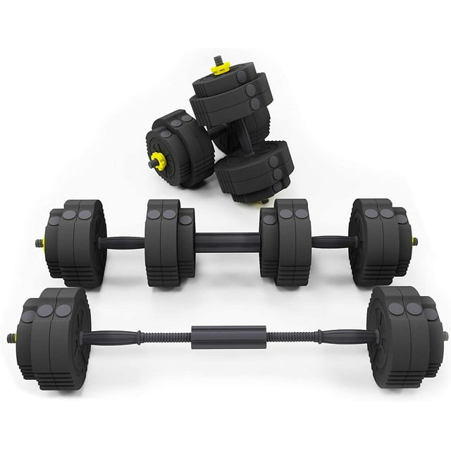 Soges Adjustable Weights Dumbbells Set,55LB/66LB Free Weight Dumbbells ...