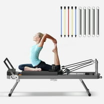 UPGO Foldable Pilates Equipment for Home Gym - Pilates Reformer Machine ...