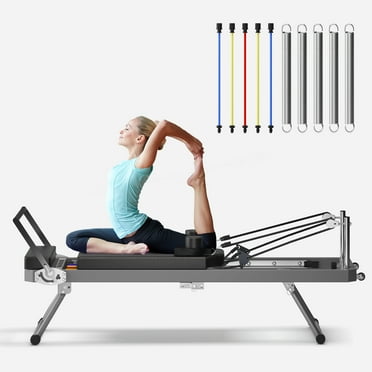 UPGO Foldable Pilates Equipment for Home Gym - Pilates Reformer Machine ...