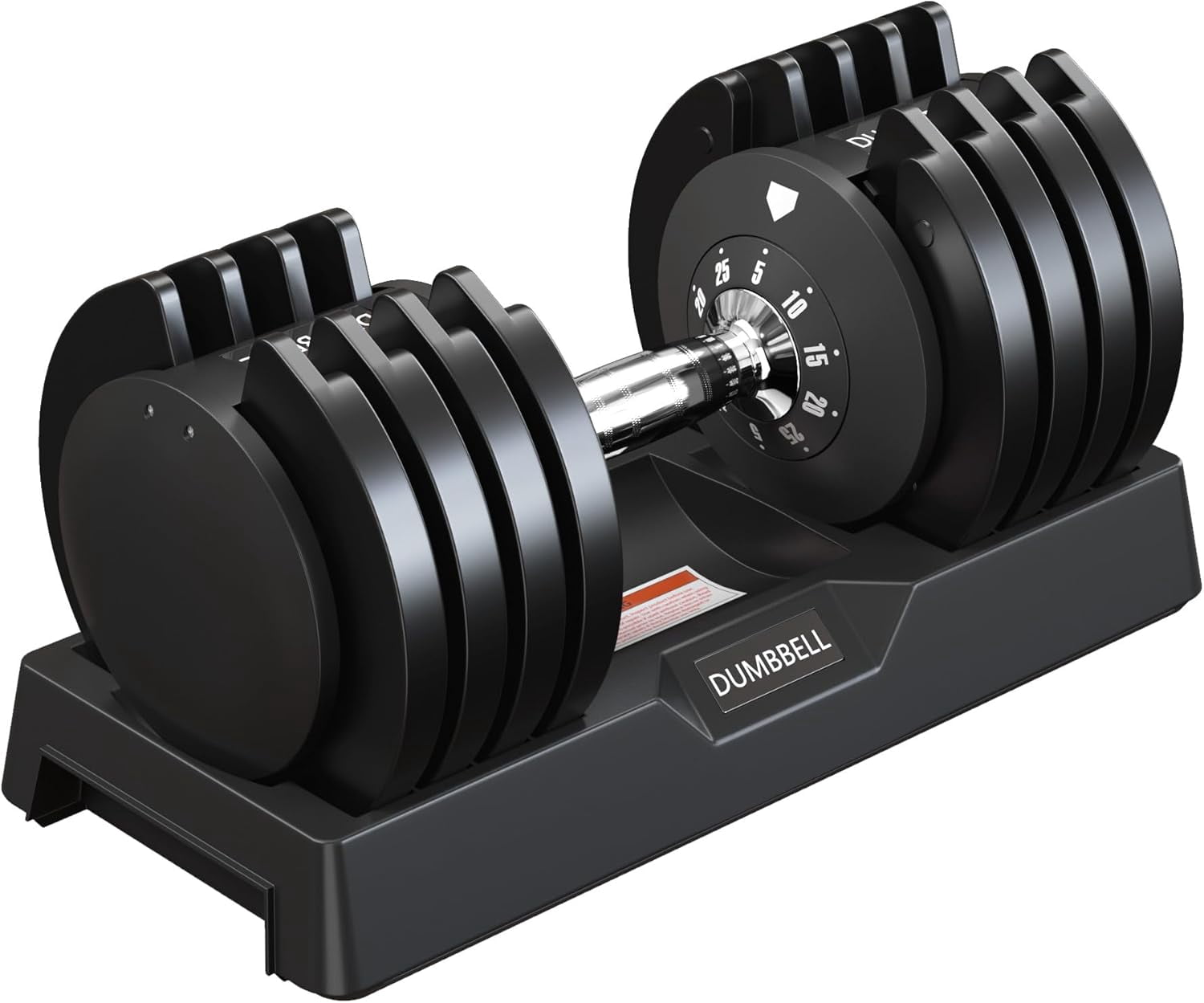 SogesGame Adjustable Dumbbell, 5 in 1 Free Weight Dumbbell with Anti ...
