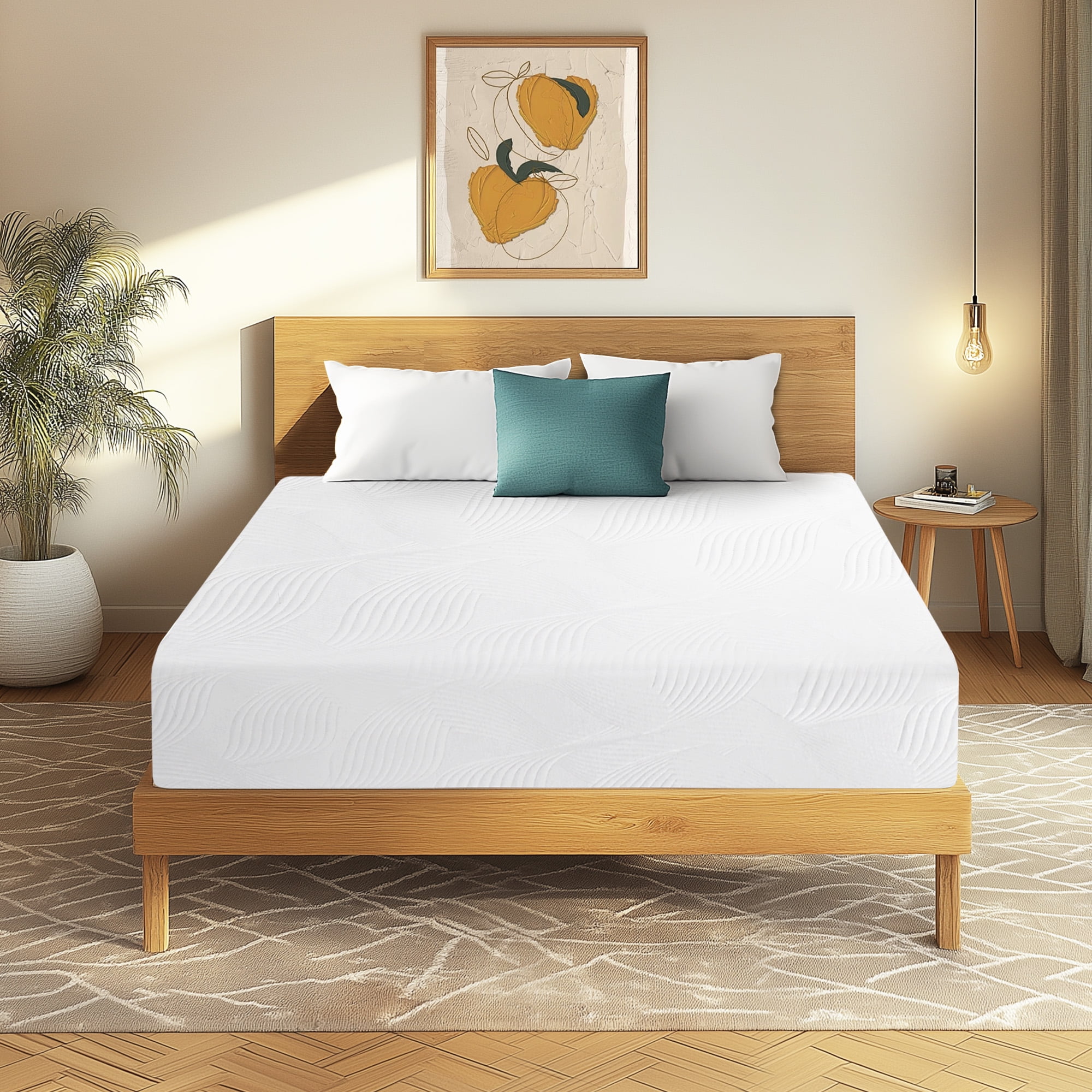SogesPower 12 inch Full Size Memory Foam Mattress with Removable ...