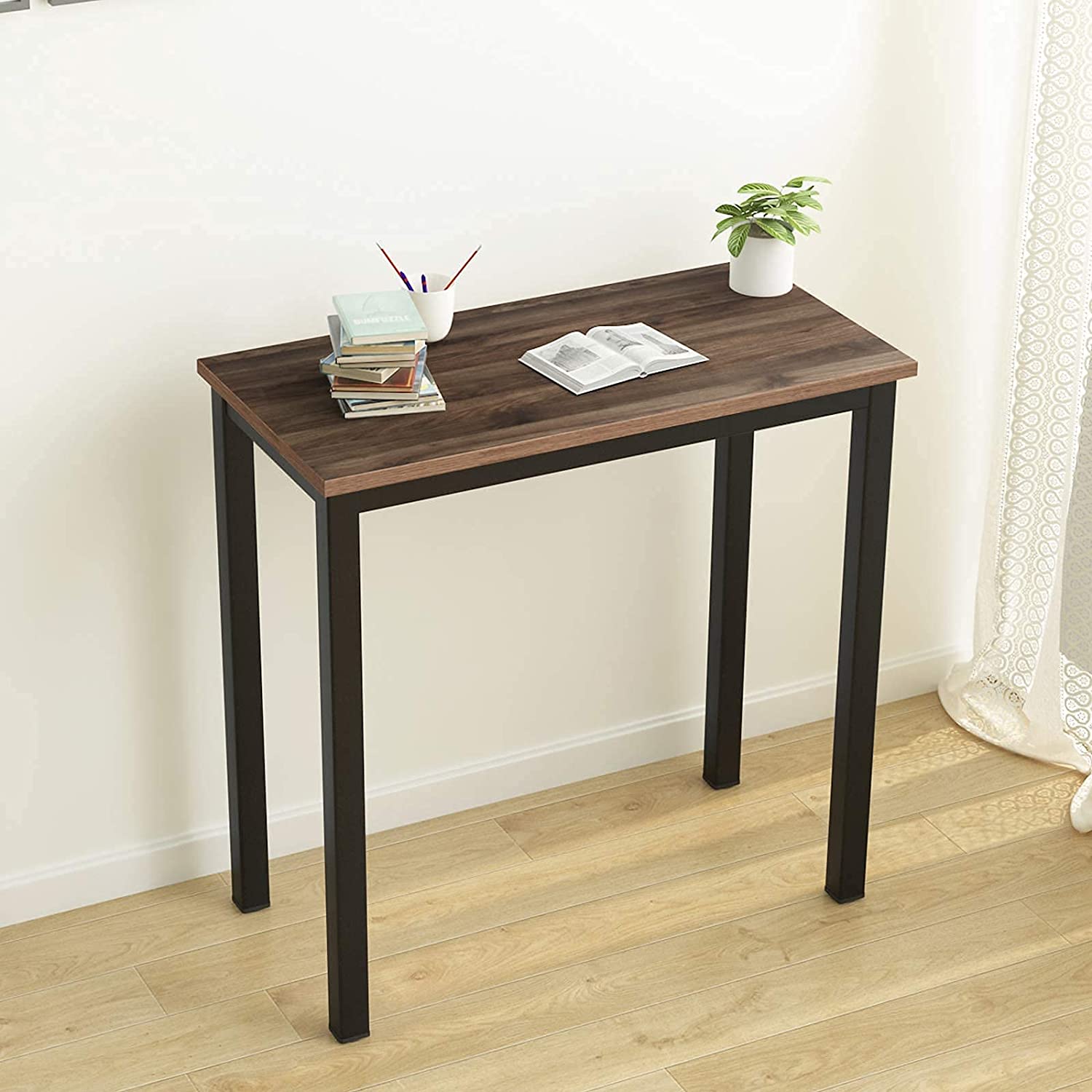 SogesPower 29.5"H Small Computer Desk for Home Office Industrial Style ...