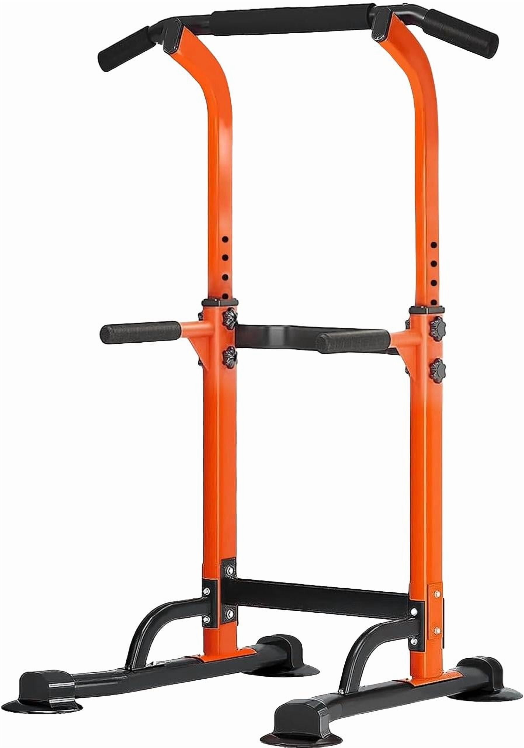 SogesPower Power Tower Dip Station Pull Up Bar for Home Gym Adjustable ...