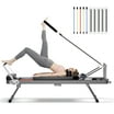 UPGO Foldable Pilates Equipment for Home Gym - Pilates Reformer Machine ...