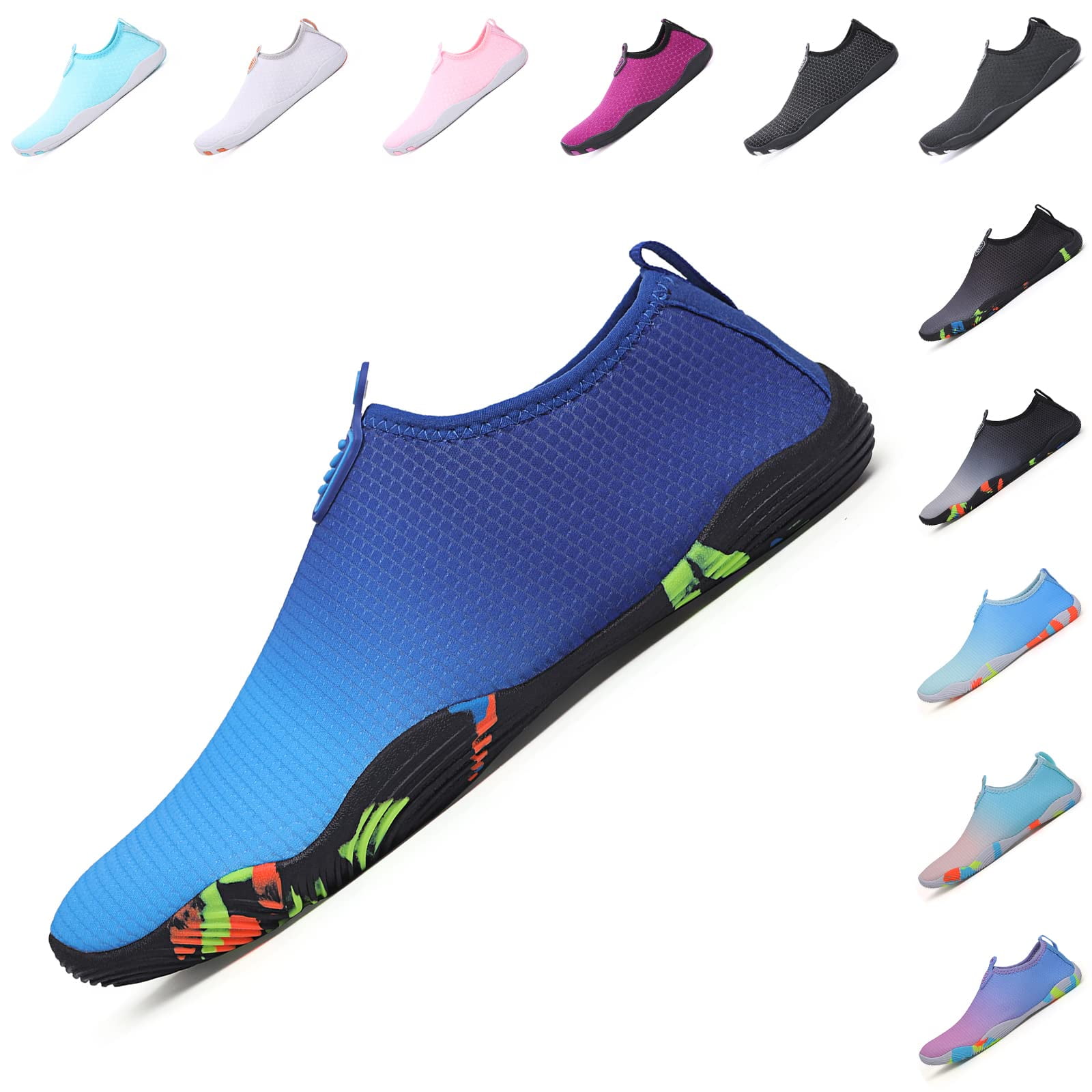 Sogetch Mens and Womens Water Shoes Quick-Dry Aqua Socks Lightweight ...